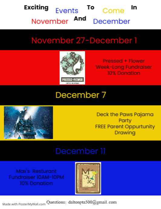 December Events | PosterMyWall