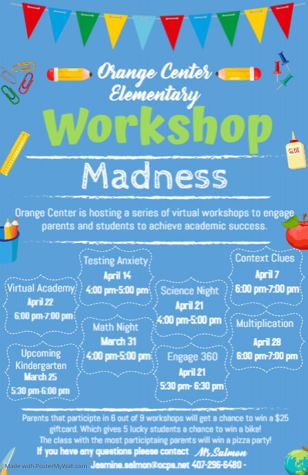 Workshop Madness | PosterMyWall