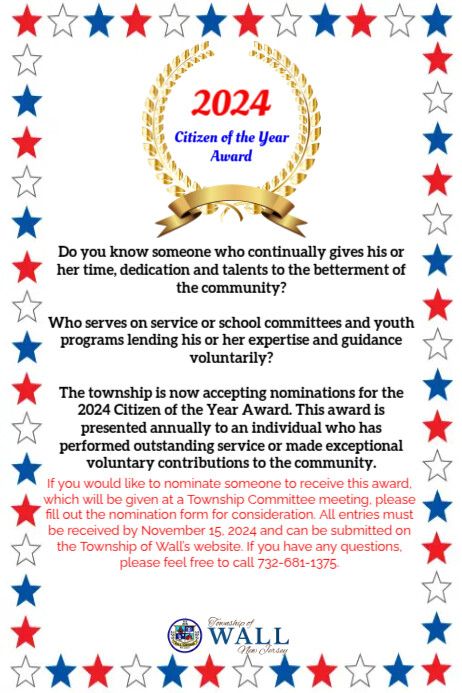 Citizen of the Year Award | PosterMyWall