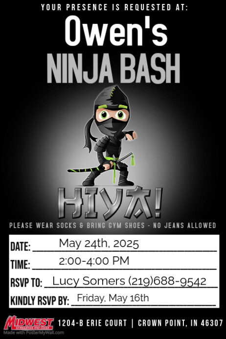 Copy of Copy of International Ninja Day Poster | PosterMyWall