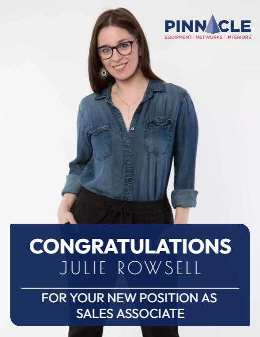 Corporate New Employee Congratulations Poster | PosterMyWall