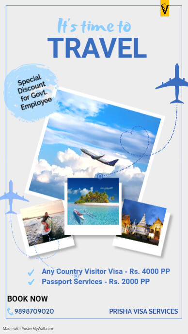 Travel Agency Ad | PosterMyWall