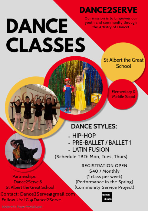 Copy of Dance School Lessons Academy Dancing Ad | PosterMyWall