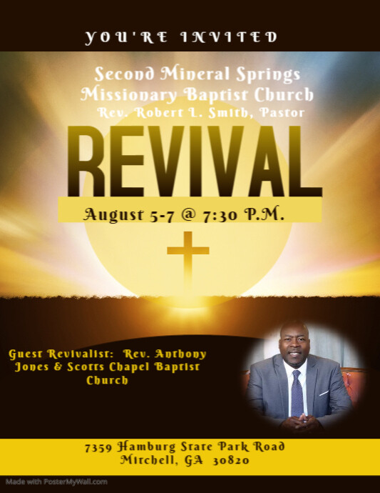 Revival Church Flyer | PosterMyWall
