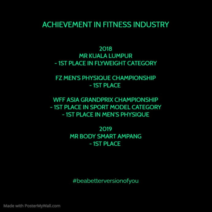 Personal Trainer Promote ad for instagram | PosterMyWall