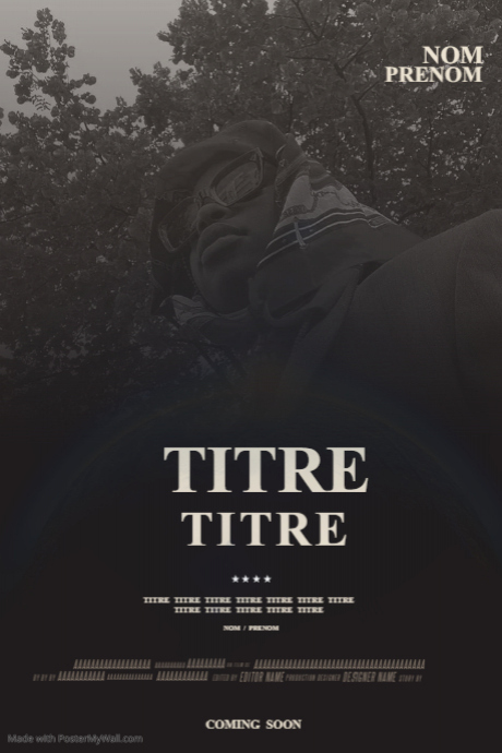 Copie de Dramatic Movie Poster Template | PosterMyWall