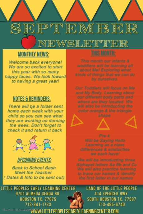 August Newsletter Art Deco Style | PosterMyWall