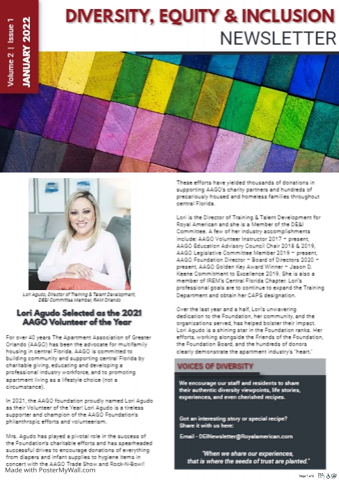 Copy of Copy of Corporate Newsletter Magazine Page Template | PosterMyWall