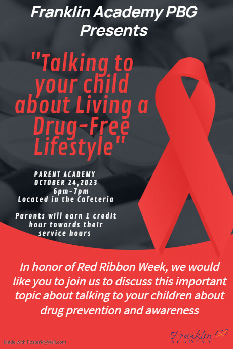 Red Ribbon week Flyer Design Template | PosterMyWall