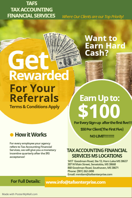 Referral Program Flyer (1) | PosterMyWall