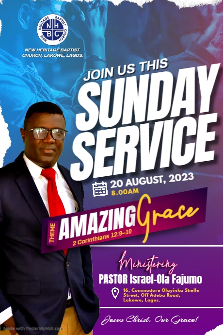 sunday service flyer | PosterMyWall