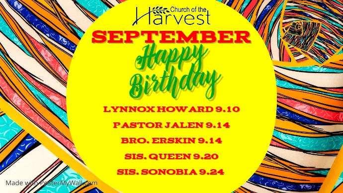 Sept bday | PosterMyWall