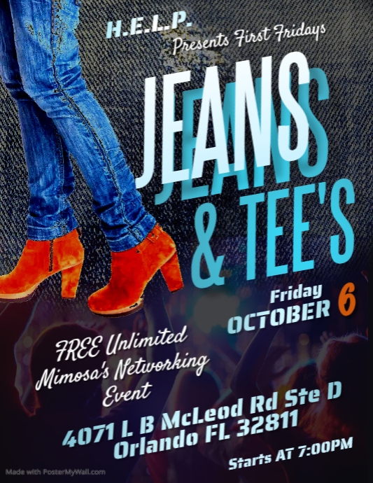 Jeans Party Flyer | PosterMyWall