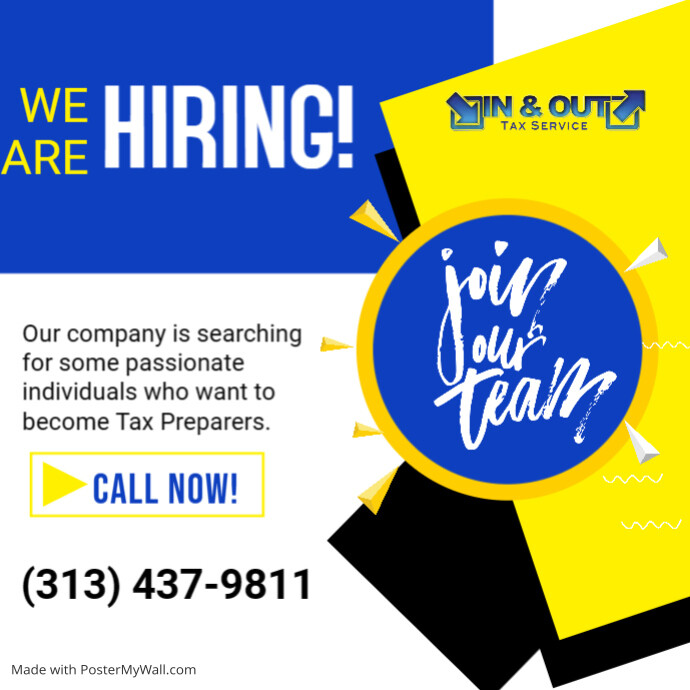 Hiring Banner Ad Design Template (1) | PosterMyWall