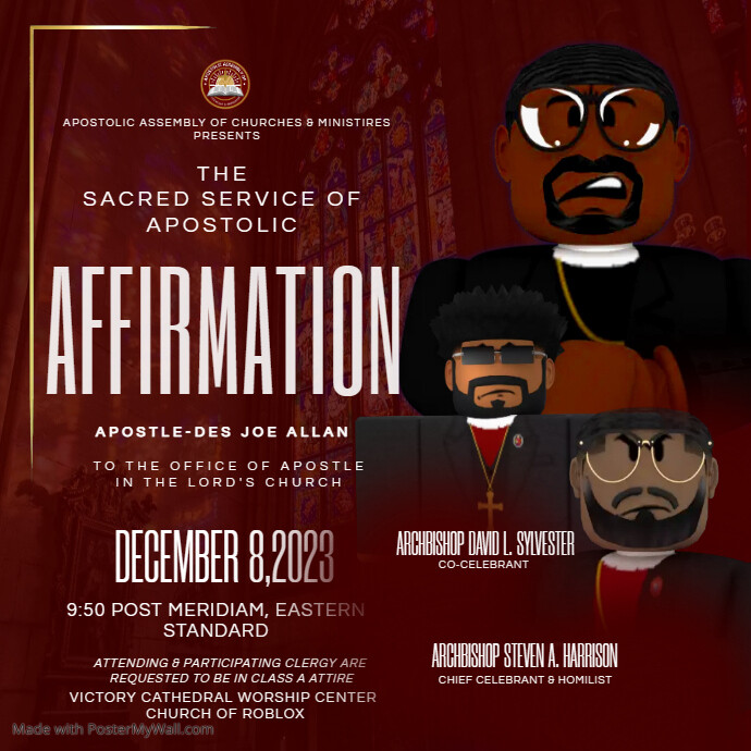 Consecration Flyer | PosterMyWall