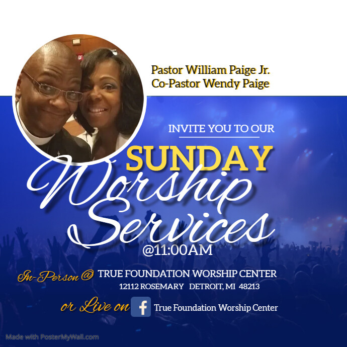 church service invitation flyer | PosterMyWall