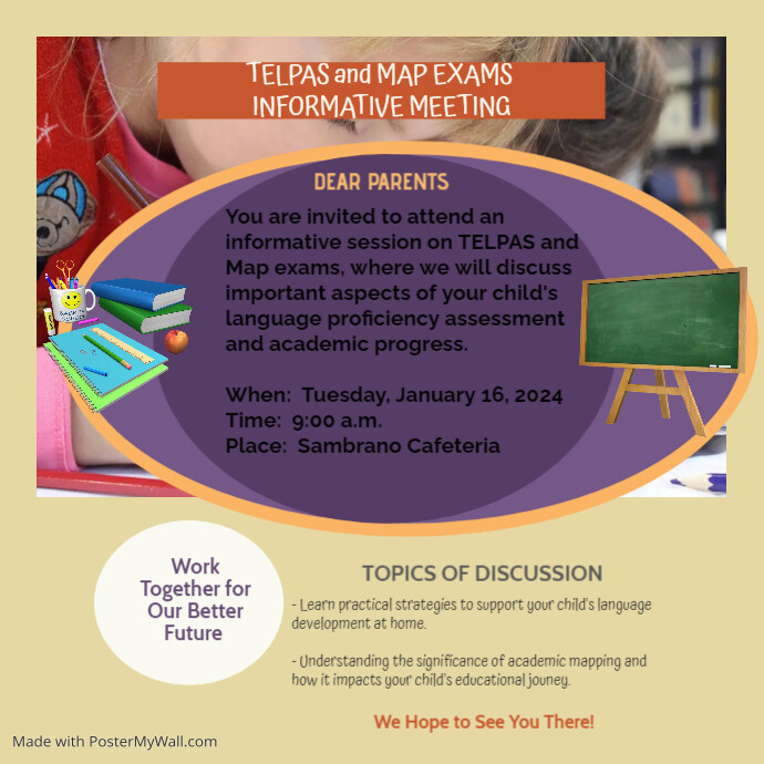 Parent Meeting Instagram Post | PosterMyWall