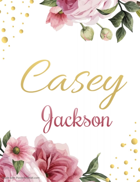 Copy of Casey | PosterMyWall