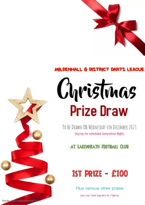 Christmas Prize Draw 2023 | PosterMyWall