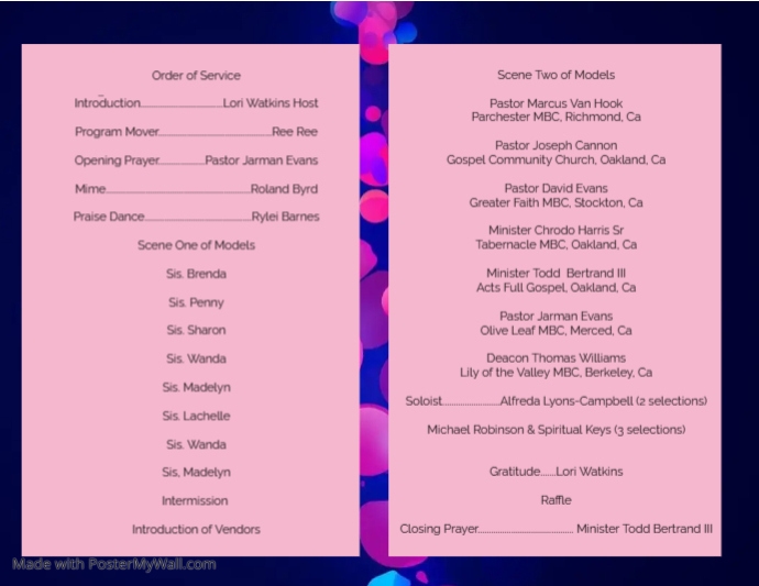 Church Program Inside | PosterMyWall