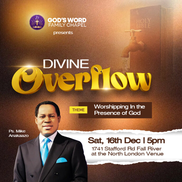 Church Overflow flyer | PosterMyWall