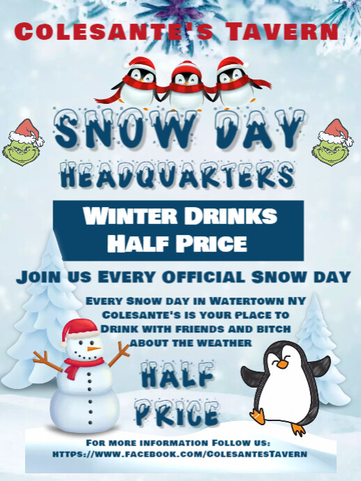 Copy of Snow day poster 18x24 | PosterMyWall