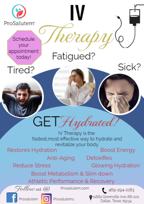 Iv Therapy Handouts | PosterMyWall