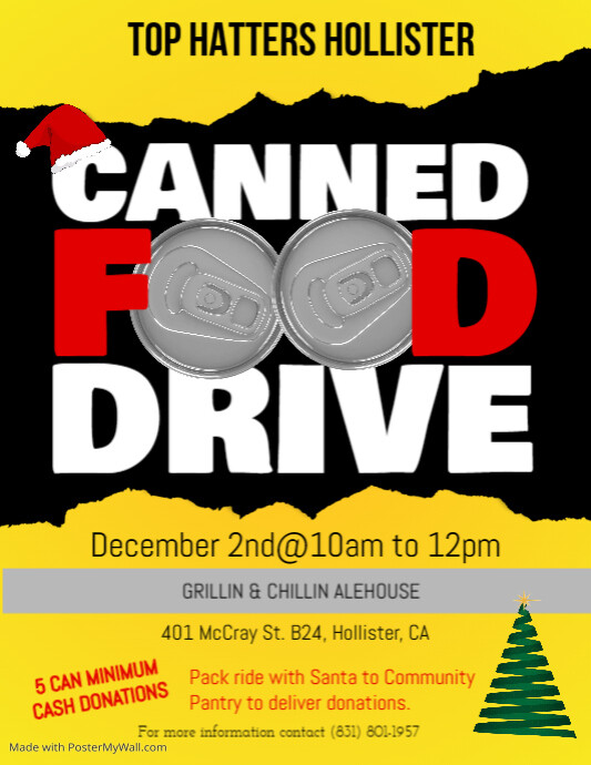 Canned Food Drive Flyer | PosterMyWall