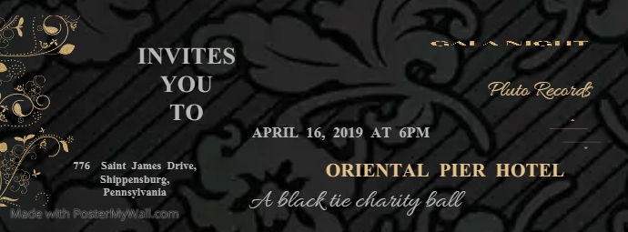 Creative Gala Night Instagram Invitation Template | PosterMyWall