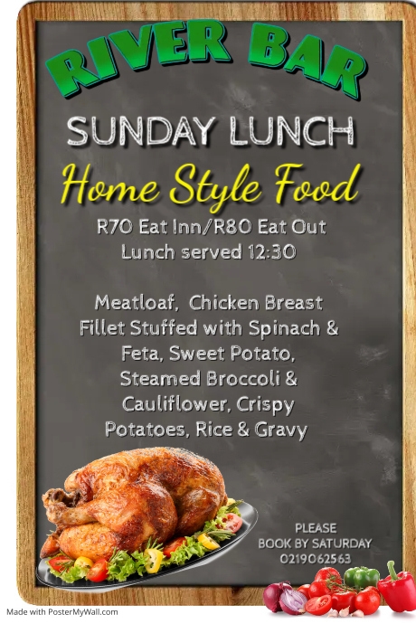 Copy of Sunday Roast Dinner Take-Away | PosterMyWall