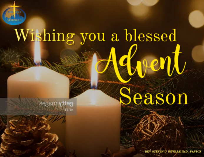 Copy of Copy of Advent Greeting Wishes Message Greeting Card | PosterMyWall