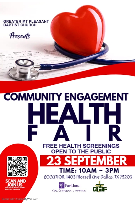 GMP 2023 Community Health Fair | PosterMyWall