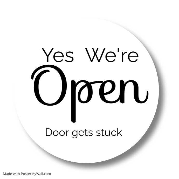 Open Sign | PosterMyWall