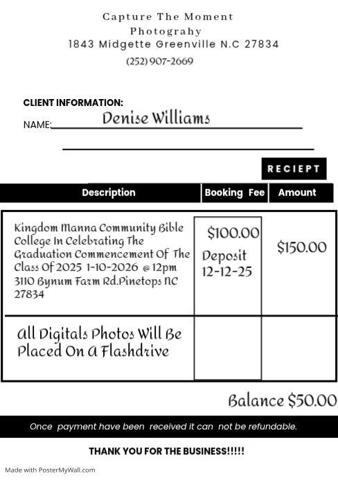 BUSINESS RECEIPT BOOK TEMPLATE | PosterMyWall