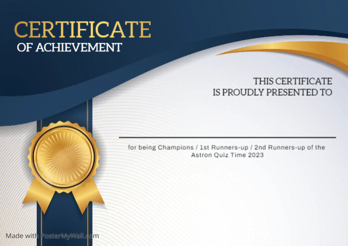 certificate | PosterMyWall