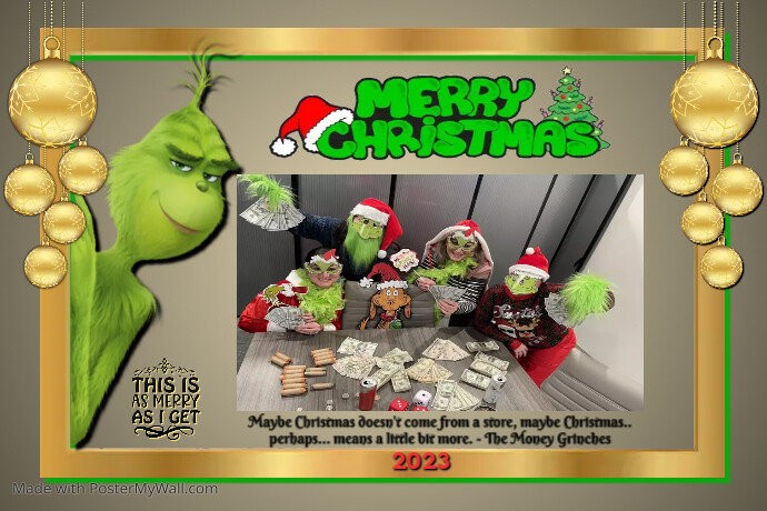 Merry Christmas Grinch | PosterMyWall