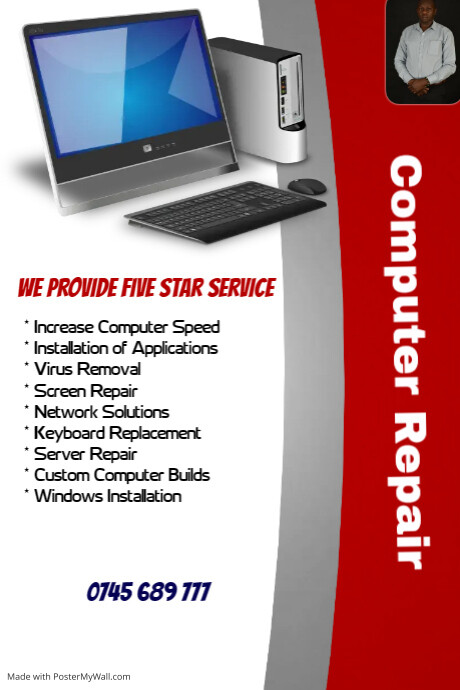 Computer Repair Shop | PosterMyWall