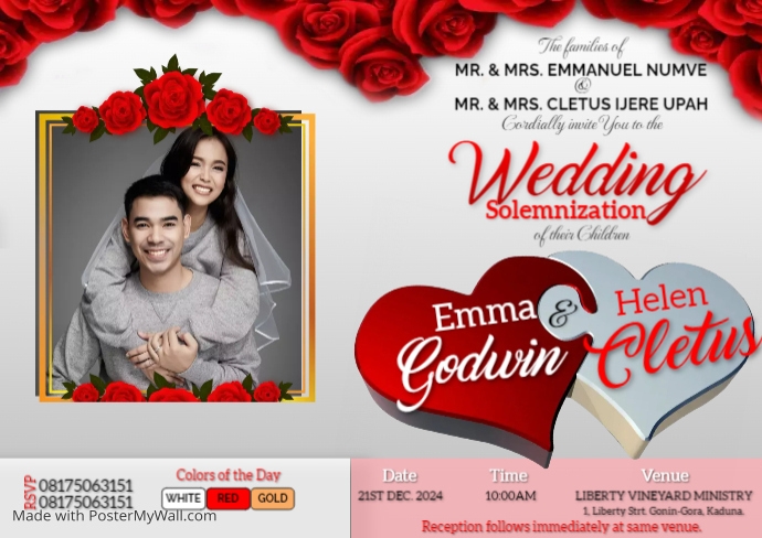 Nuptials (1) | PosterMyWall