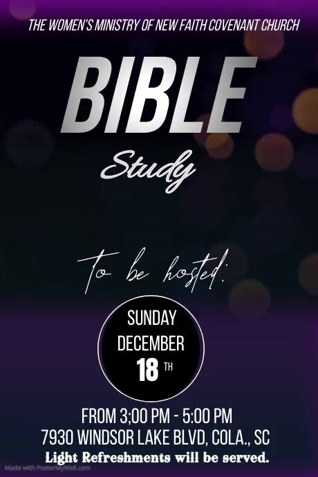 Bible study (1) | PosterMyWall