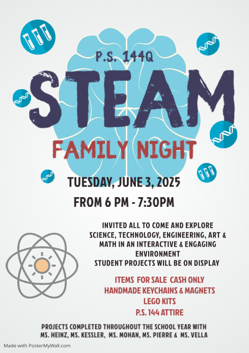 Copy of STEM Family Night Flyer Template | PosterMyWall