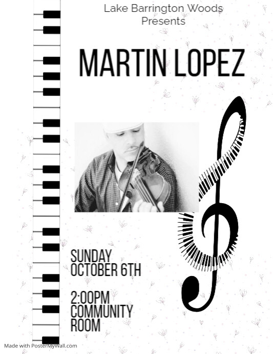 Piano Night Concert Poster (2) | PosterMyWall