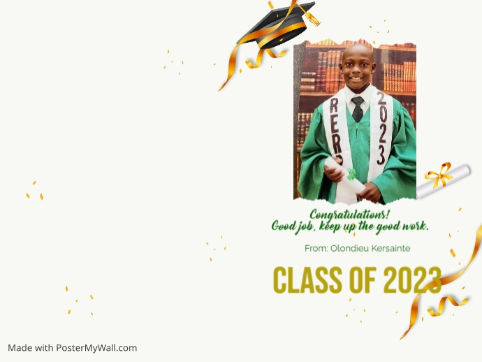 Black graduation yard sign (1) | PosterMyWall