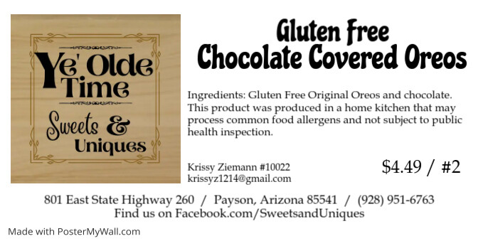 Copy of GF Choco Cover Oreos No 2 | PosterMyWall