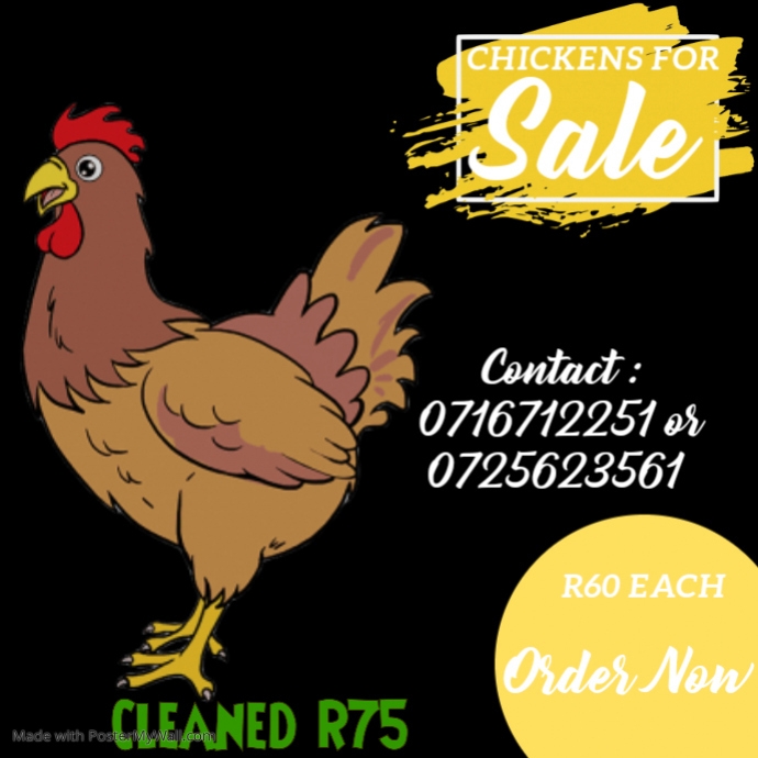 Copy of Copy of chicken flyer template | PosterMyWall