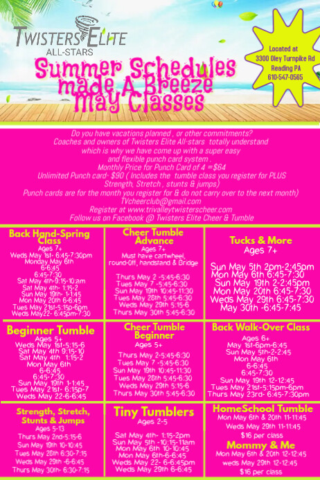 Copy of Upcoming Summer Events | PosterMyWall