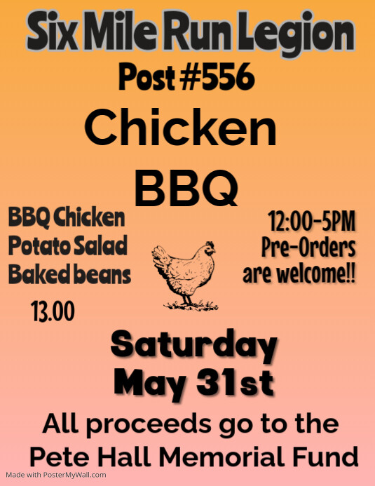 Chicken Barbecue BBQ Event Flyer Template (1) | PosterMyWall