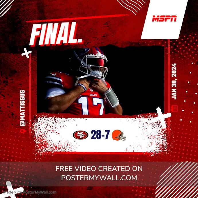 Soccer Football Match Result Full Time | PosterMyWall