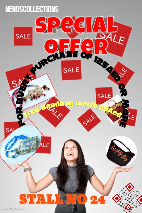 Copy of Retail poster for special offer - With photos - Theme: Clothing ...