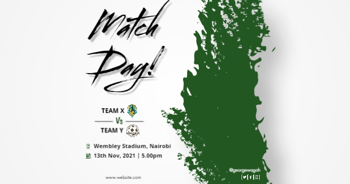 Copy of match day (1) | PosterMyWall
