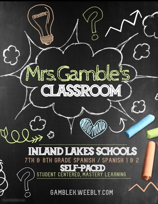 Mrs. Gamble's Classroom | PosterMyWall